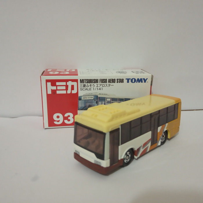 Tomica No 93 Mitsubishi Fuso aero star bus diecast miniatur bis tomy | Lazada Indonesia