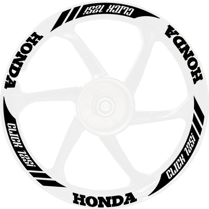 Honda Click 125i New Sticker for Mags front and rear | Lazada PH