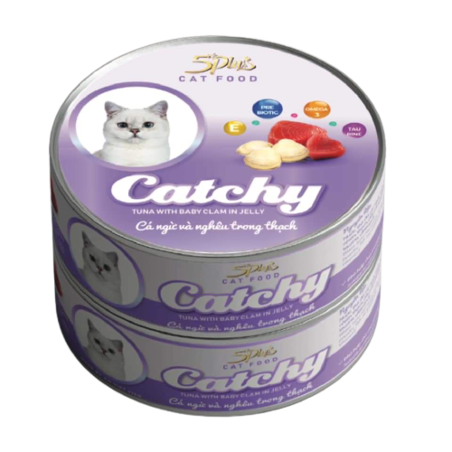Pate cho mèo 5PLUS CATCHY, Pate Catchy cho mèo | Lazada.vn