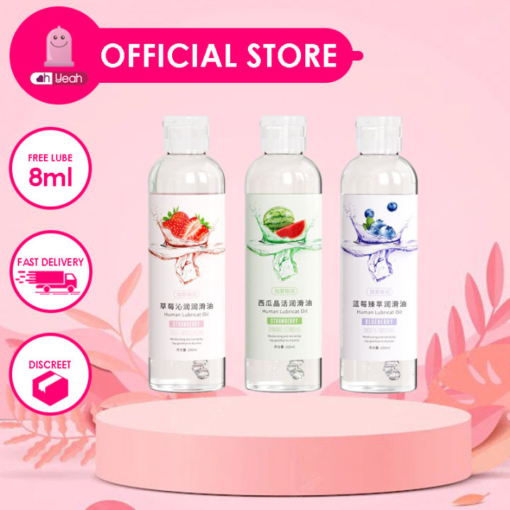 Duai Water Based Human Lubricant Oil Fruit Flavor (200ml) | Lazada PH