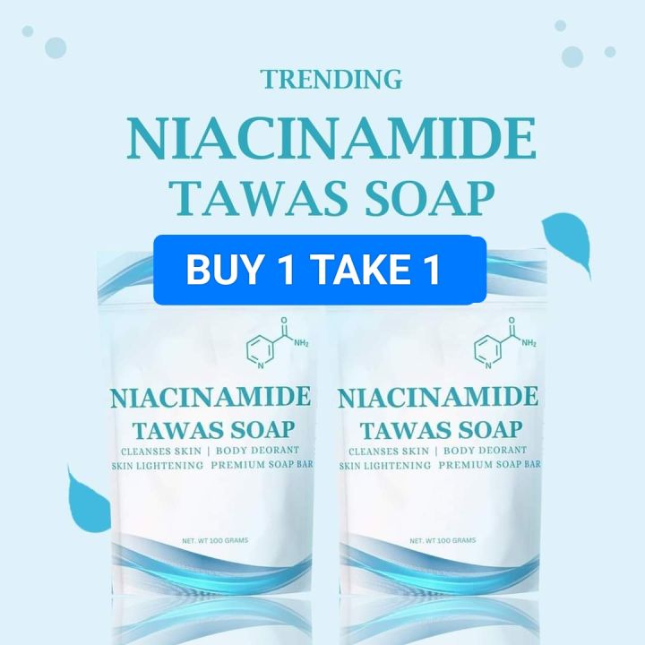 FULLY GOODIES [ BUY 1 TAKE 1 ] Niacinamide Tawas Soap Body Deorant Skin ...