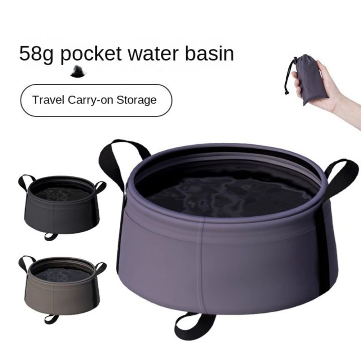 APATHY Waterproof Folding Water Basin Collapsible Large Capacity ...