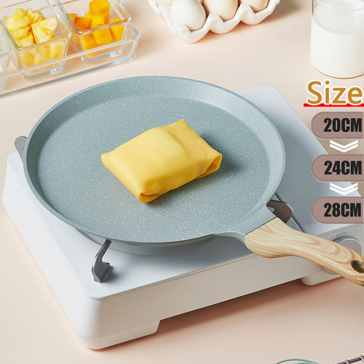 S&S Frying Pan Maifan Stone Non-stick Pan 20cm/24cm/28cm Size Melaleuca ...