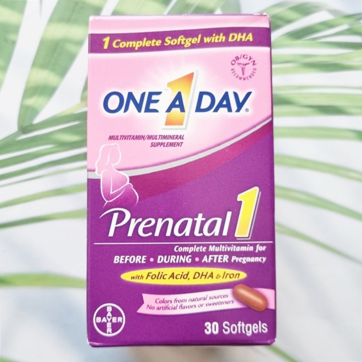 60% Sale!!! EXP. 10/24 วิตามินรวม สำหรับเตรียมตัวตั้งครรภ์ Prenatal 1 ...