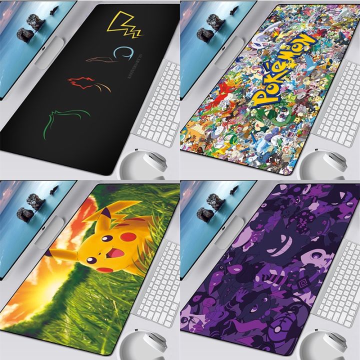 Large Mouse Pad Pokemon Anime Mousepad Gamer Gaming Accessories Mats Pc ...