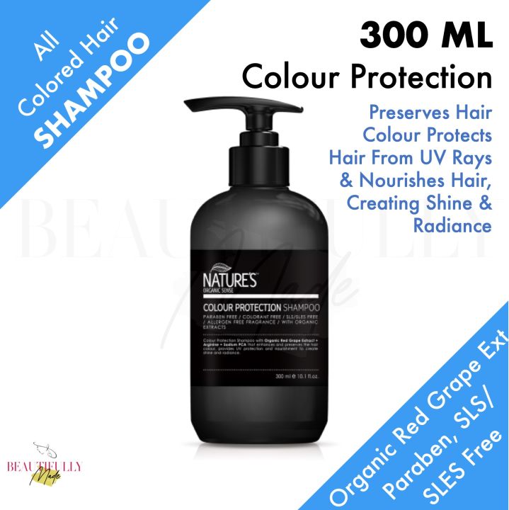 Natures Organic Sense Color Protection Shampoo 300ml - Colour Care ...
