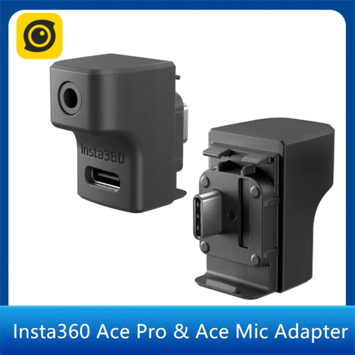 Insta360 Ace Pro 2 / Ace Pro / Ace Mic Adapter for MIC Audio Microphone Mount Insta 360 Ace Pro ...