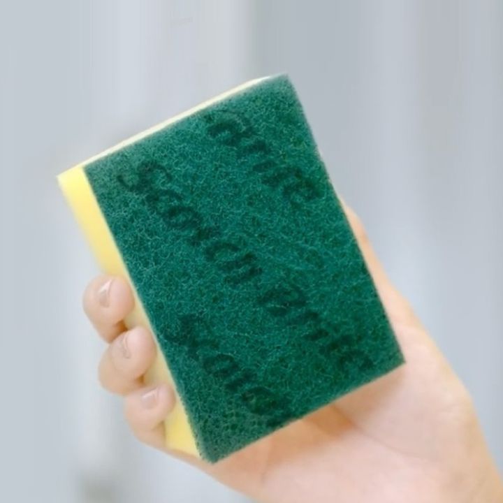 3M Scotch Brite General Duty Scrub Sponge Anti Bacterial Light Duty No ...