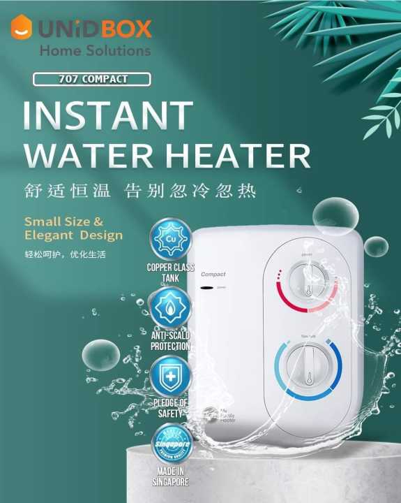🛠️[For Request Install]707 Compact Instant Electric Water Heater/ 707 ...