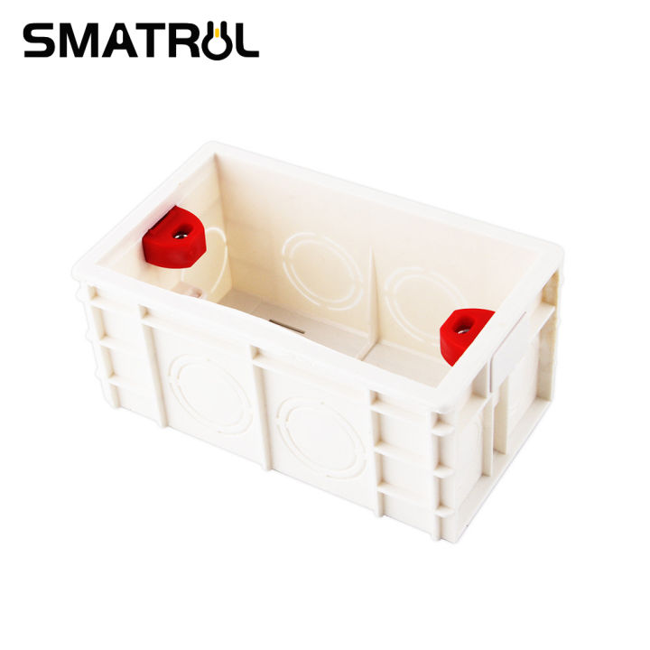 SMATRUL switch Installation box PVC junction box rectangle 118*70mm ...