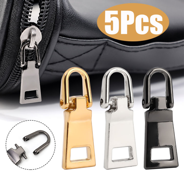 5/1Pcs Metal Zipper Pull Tab Replacement Clothes Jacket Luggage ...