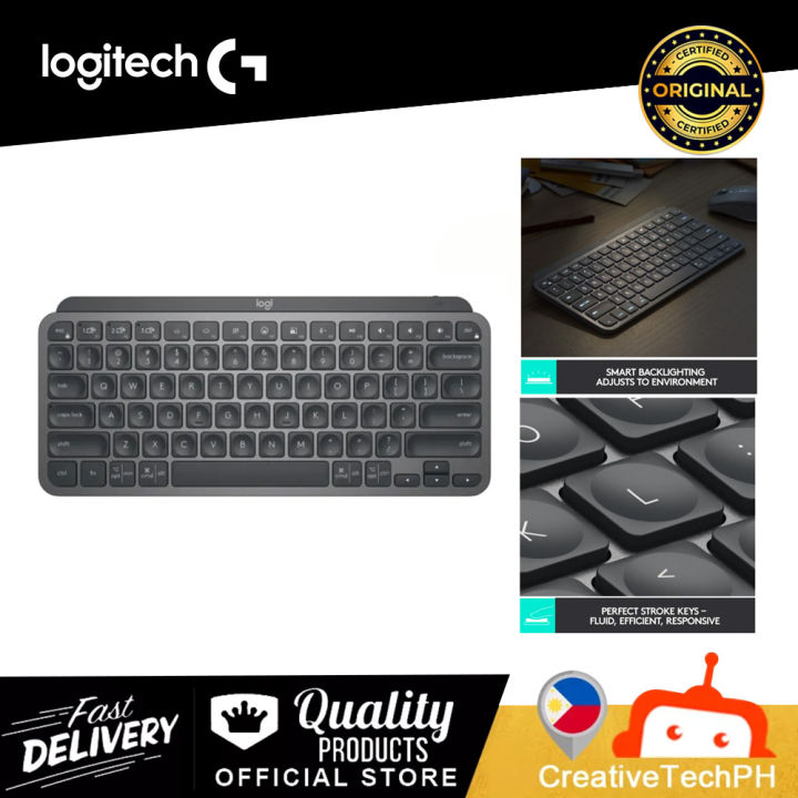 Logitech MX Keys Mini Minimalist Wireless Illuminated Keyboard, Compact ...