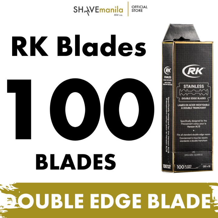 RK Double Edge Blades (100 Blades) | Lazada PH