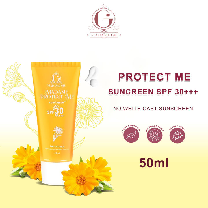 Madame Gie Madame Protect Me Sunscreen SPF 30 PA +++ 50ml - Sunblock ...