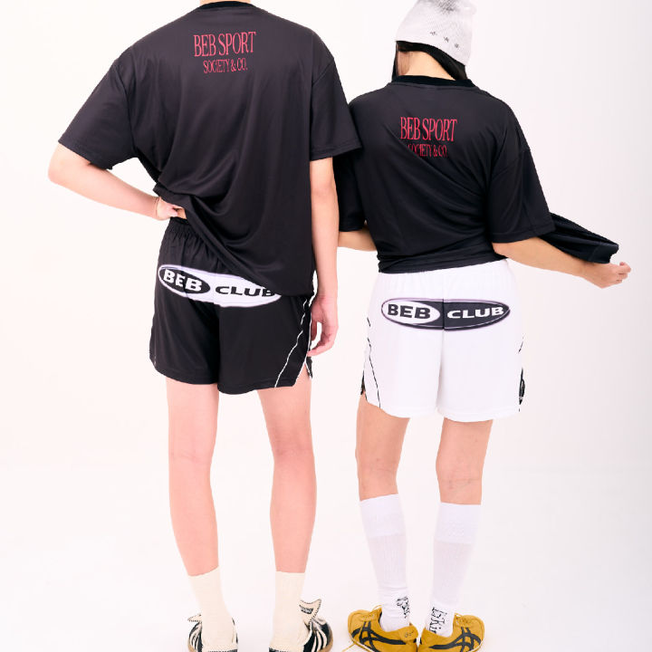 BEB CLUB DISC LOGO SHORTS กางเกงกีฬาขาสั้น | Lazada.co.th