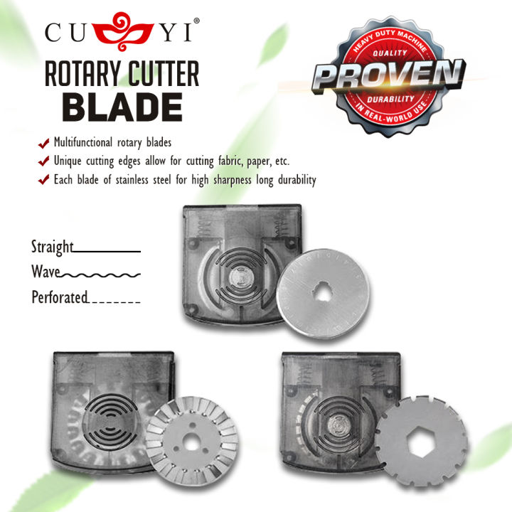 【PaperCornerPh】ROTARY CUTTER REPLACEMENT BLADE STRAIGHT / WAVE ...