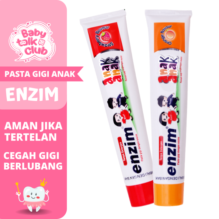Enzim Pasta Gigi Anak Odol Aman Jika Tertelan Rasa Strawberry dan Jeruk ...
