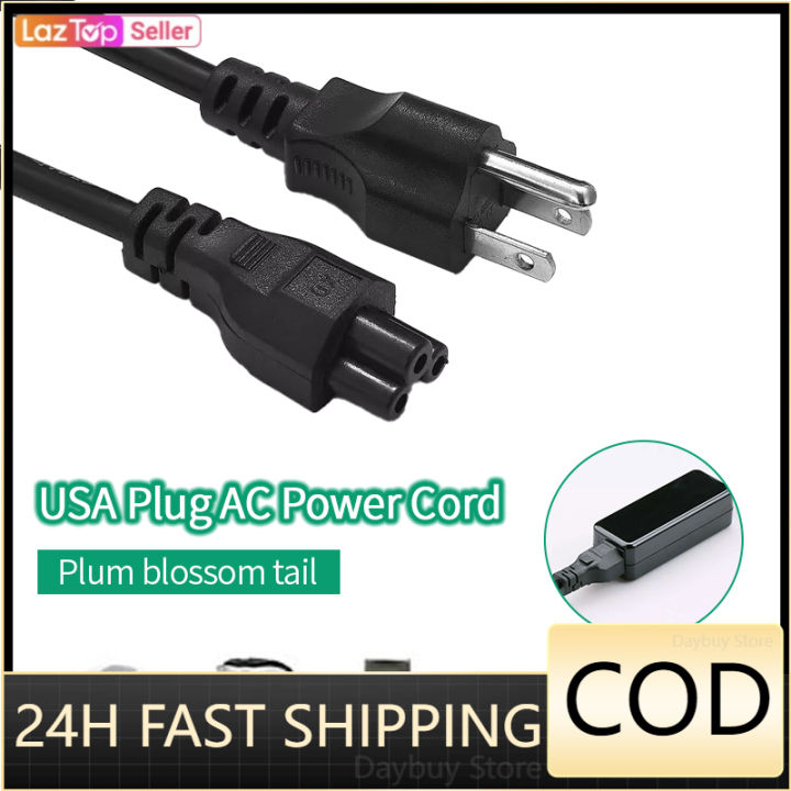 Universal 3 Pin AC CPU Power Cord for Dell Asus Sony Acer Laptop ...
