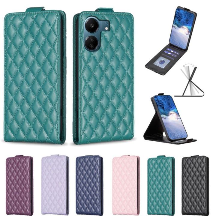 Vertical Flip Wallet Stand Leather Case For Redmi 13C Cases For Xiaomi ...