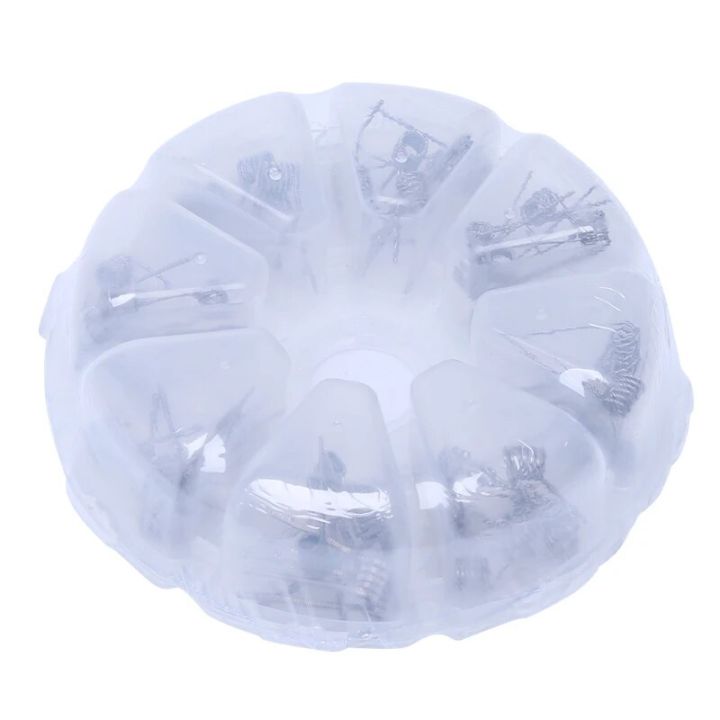 Amp;48pcs/set Pre Built Coils Rta Rda Flat Twisted Fused Clapton Quad ...