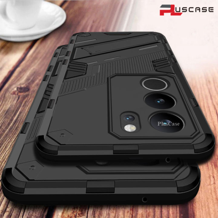 PlusCase for vivo V29 5G V29e V27 V27e V25 Pro V25e 4G Stand Shockproof ...