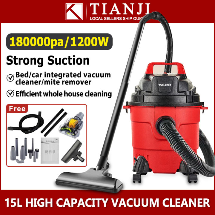 Vacuum cleaner household nine-piece powerful high-power bucket suction ...