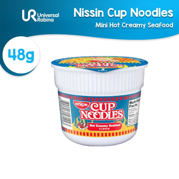 Nissin Cup Noodles Mini Hot Creamy Seafood (48g) | Lazada PH