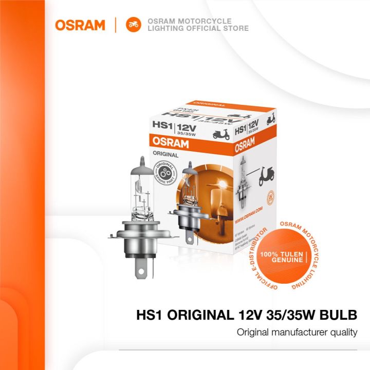 OSRAM ORIGINAL HS1 12V 35/35W Halogen Bulb | Lazada