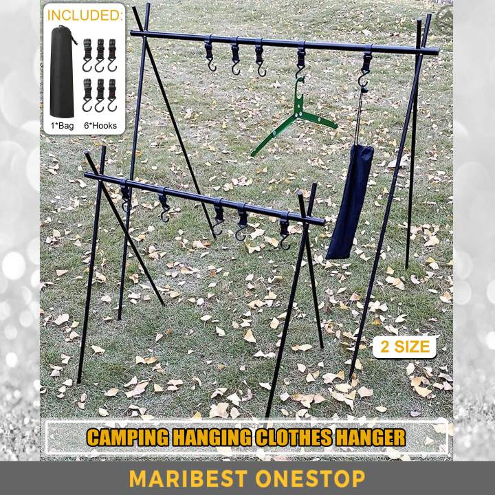 Outdoor Camping Hanger Rack Alluminum Alloy Hanging Triangle Rack ...