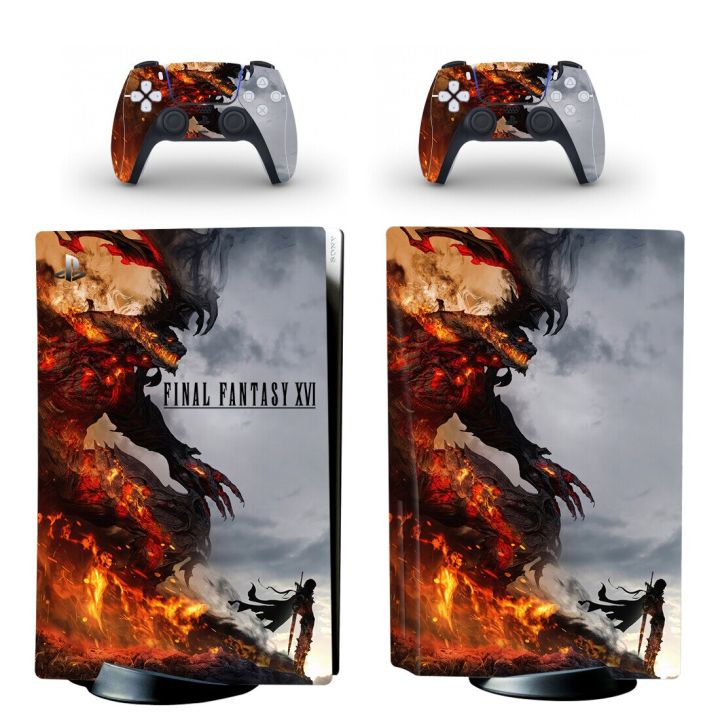 Final Fantasy 16 PS5 Disc Skin Sticker Protector Decal Cover for ...