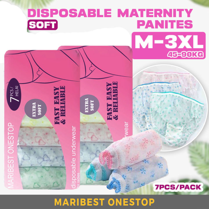 Disposable Panties Cotton Maternity Panties Disposable Travel Seluar ...