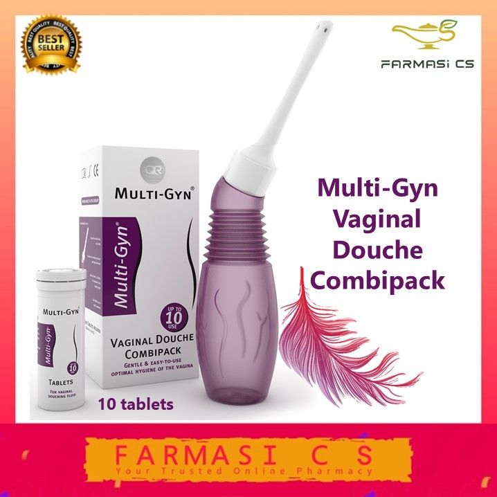 Multi-Gyn V Douche Combipack (Douche + 10 tablets) EXP:11/2026 [ Hygiene, Multigyn, Multi gyn ...