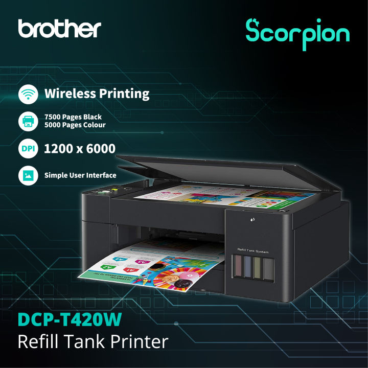 Brother DCP-T420W Refill Tank Printer | Lazada Brother DCP-T420W Refill Tank Printer | Lazada