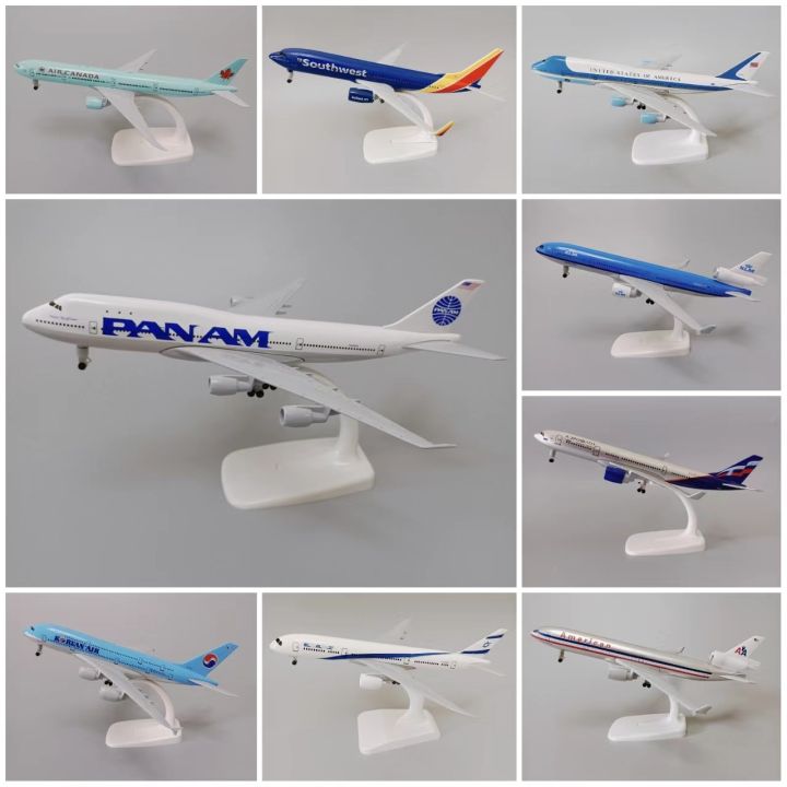 20Cm Alloy Metal USA Air Pan American World Airways PAN AM Boeing 747 ...
