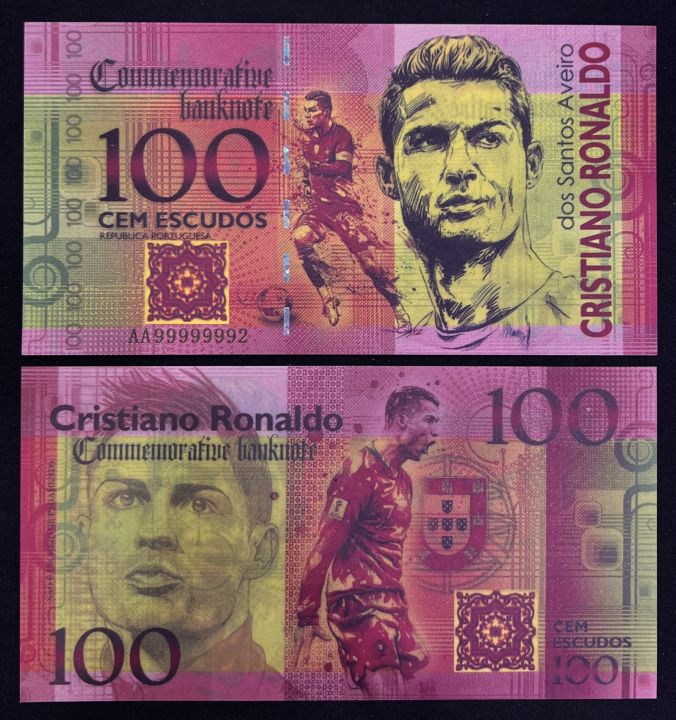 Fantasy Note Series～Cristiano Ronaldo 100 Cem Escudos Commemorative ...