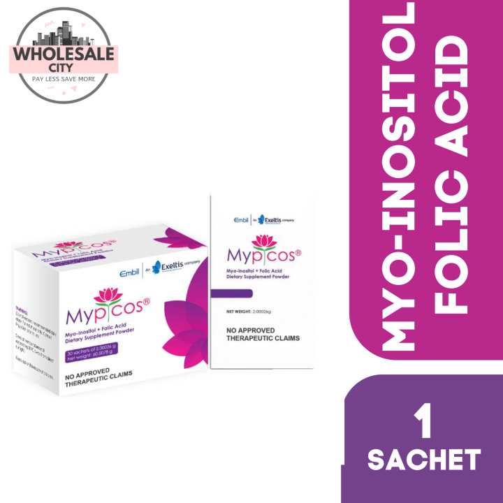 MYPICOS MYO-INOSITOL + FOLIC ACID DIETARY SUPPLEMENT POWDER 1 SACHET ...