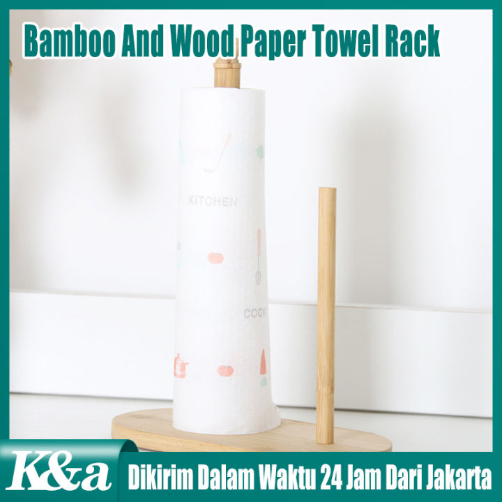 TEMPAT TISU ROLL Tissue Dapur Paper Towel Roll Holder Ukuran Besar ...