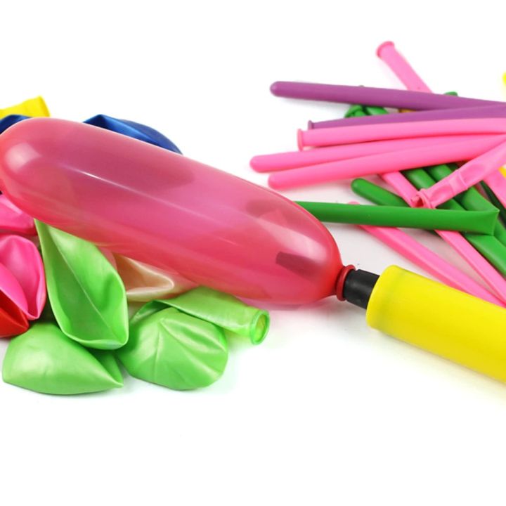 Pompa Balon Tangan Kecil/Alat Pompa Tiup Angin Balloon Bola Pelampung ...