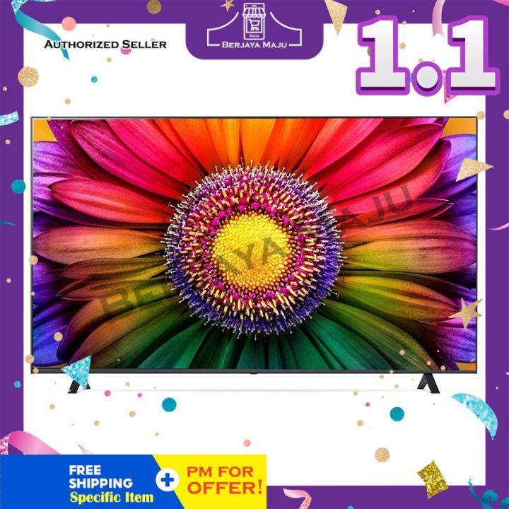 LG 75" HDR Smart 4K UHD Ai Thinq LED TV 75UR8050PSB | Lazada