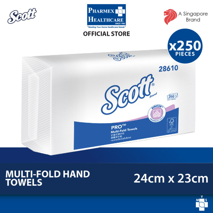 SCOTT Airflex Multi-Fold Hand Towel Standard (VF & RF)Fully Wrapped 1 ...