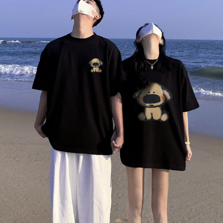 ย้อนยุค2023 เสื้อยืดคู่รัก-สุนัขน่ารักS-5XL | Lazada.co.th