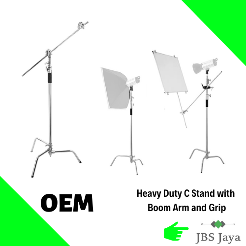 Heavy Duty C Stand with Boom Arm and Grip | Lazada