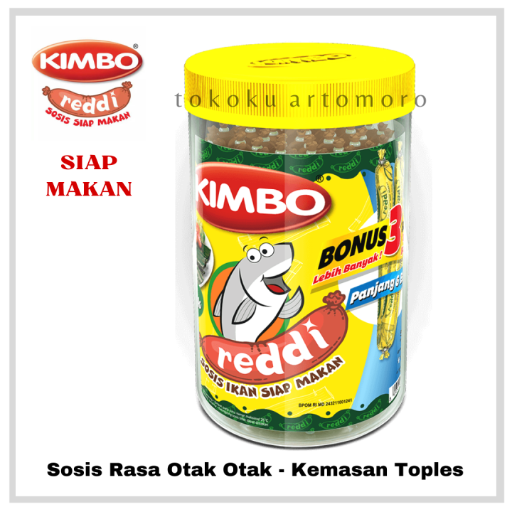 KIMBO Reddi Sosis Ikan Rasa Otak - Otak Kemasan Toples - Sosis Kimbo ...