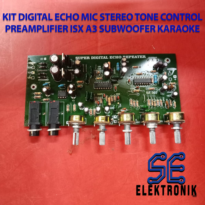 Kit Digital Echo Mic with Stereo Tone Control / Preamplifier ISX A3 ...