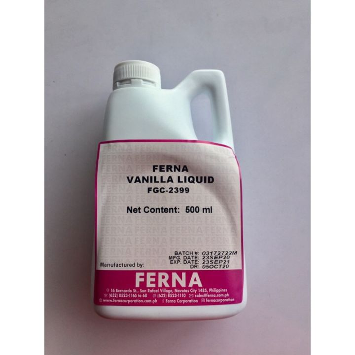 Ferna Vanilla Liquid 500ml | Lazada PH