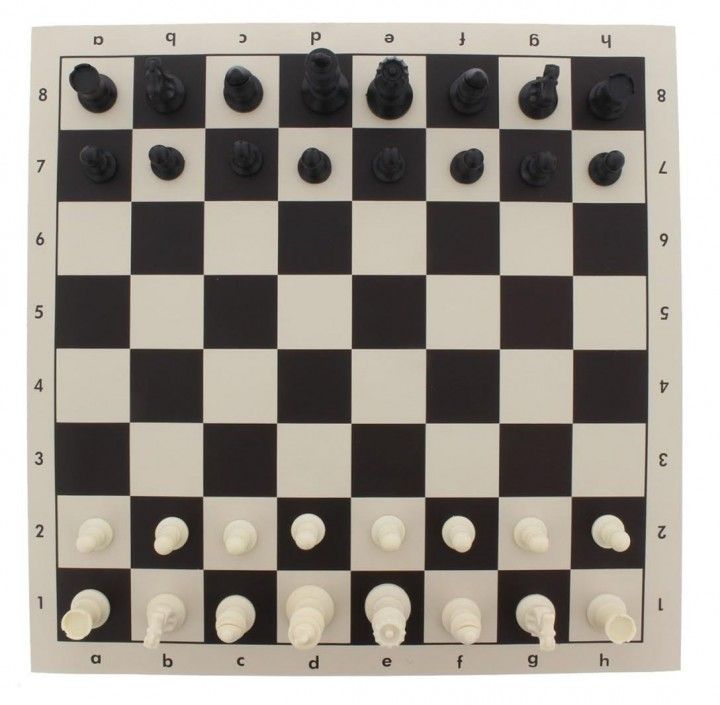Travel Chess Set - Roll Up Chess Board Set In Carry Tube With Strap ...