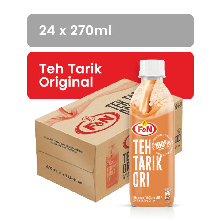 F&N Teh Tarik Original 270ML X 24 | Lazada
