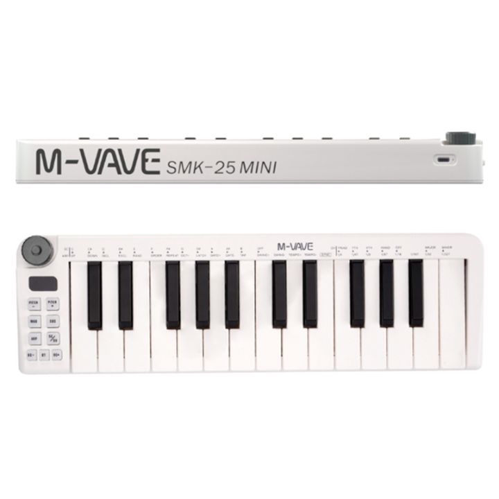 Pcnf 25 Keyboard Controller Rechargeable Control Piano Controller Midi Keyboard Mini Portable