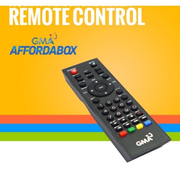 GMA Affordabox Remote Control Universal TV Remote Control for GMA ...