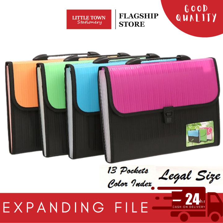 High-Quality A4 Legal Size 13-Pocket Expandable File Folder with Color ...